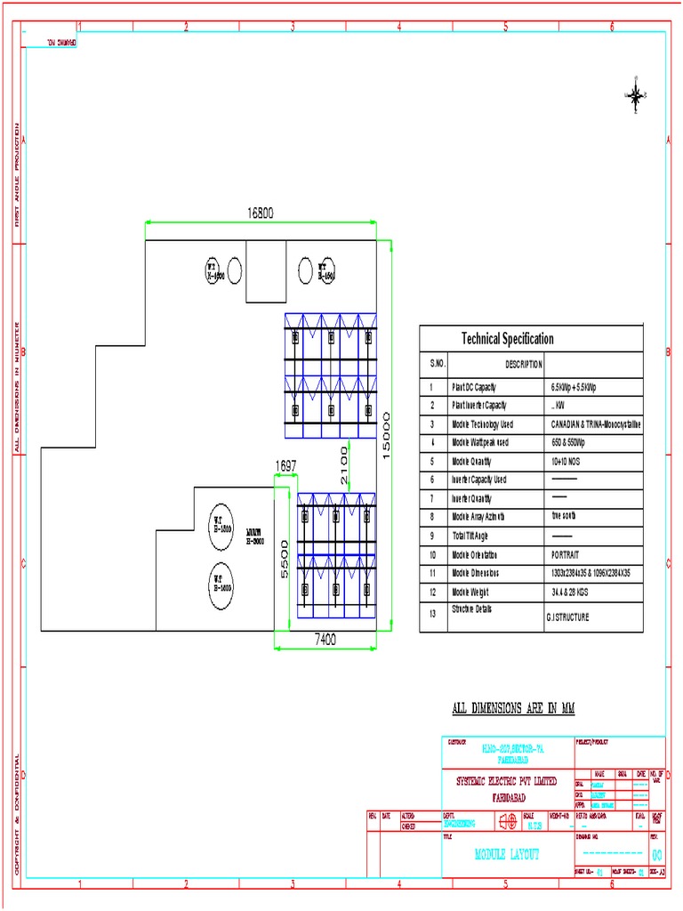 Solar Module Layout | PDF