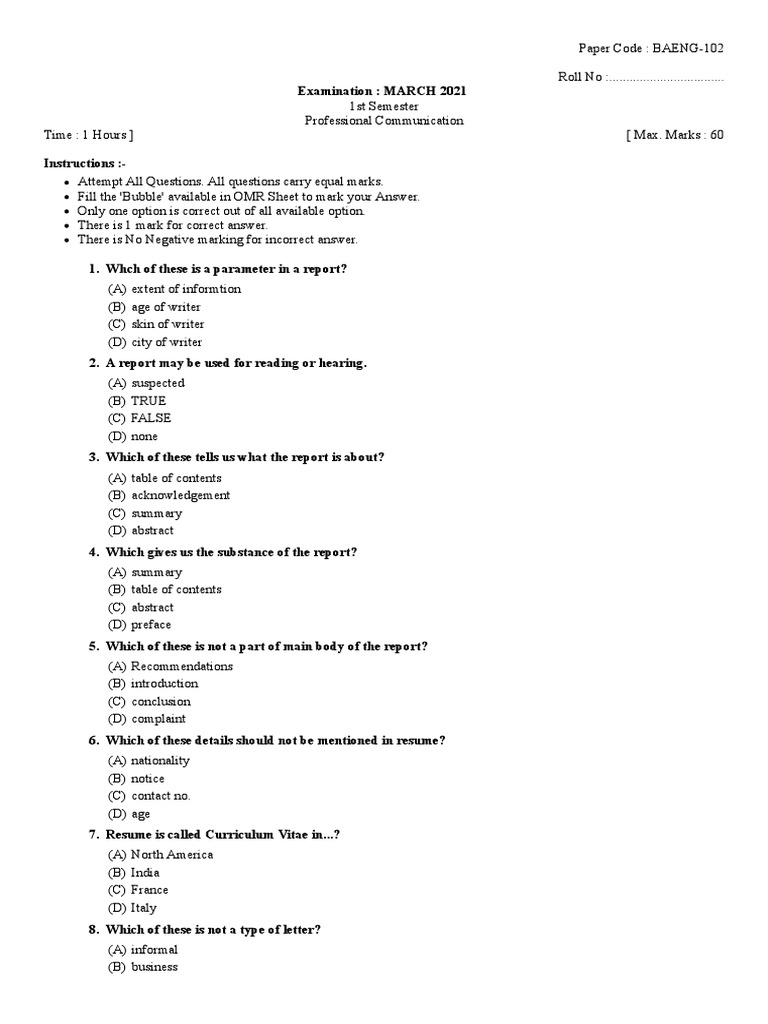 BAENG-102 | PDF | Reading Comprehension | Linguistics