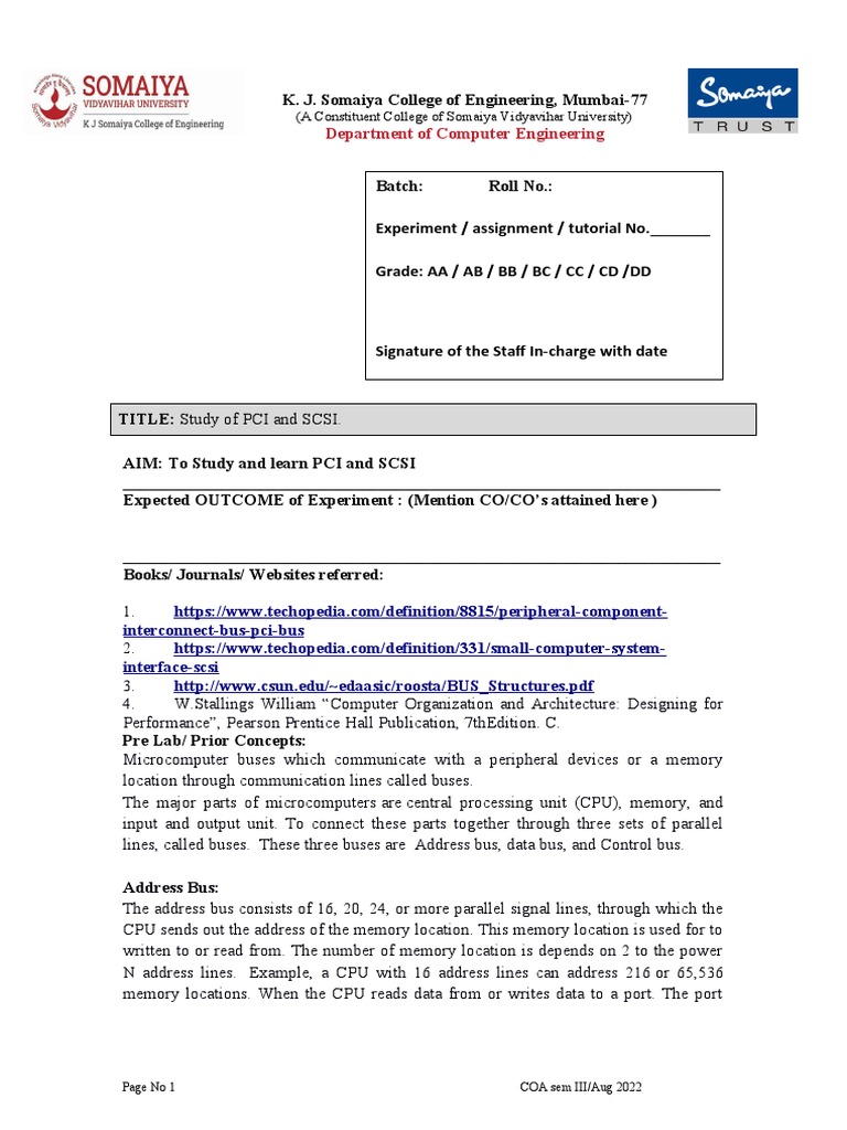 COA Lab Journal 2022-23 | PDF | Cpu Cache | Computer Engineering