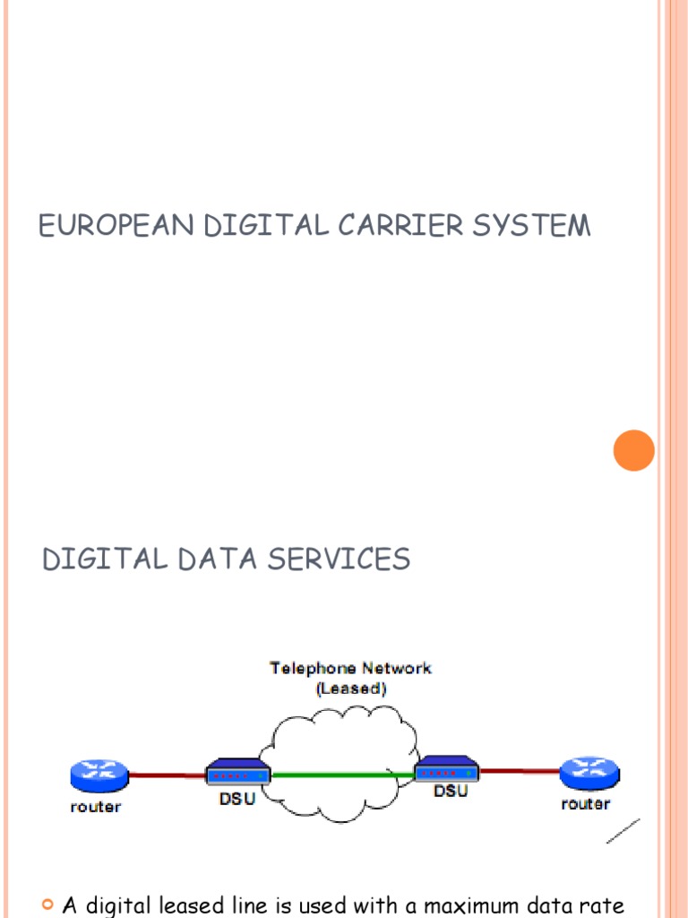E Carrier | PDF | Telecommunications Standards | Information Age