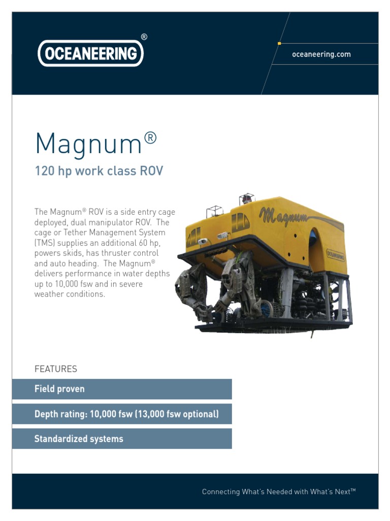 ROV Magnum 120 | PDF | Equipment | Manufactured Goods