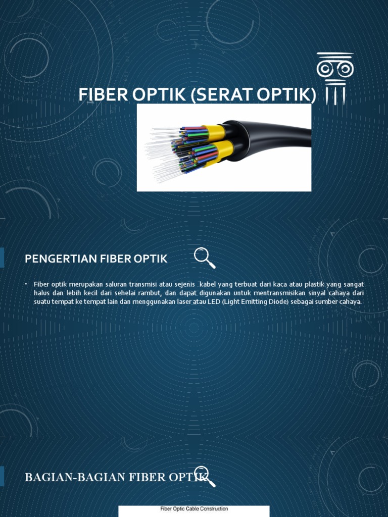 Komponen dan Jenis Fiber Optik | PDF