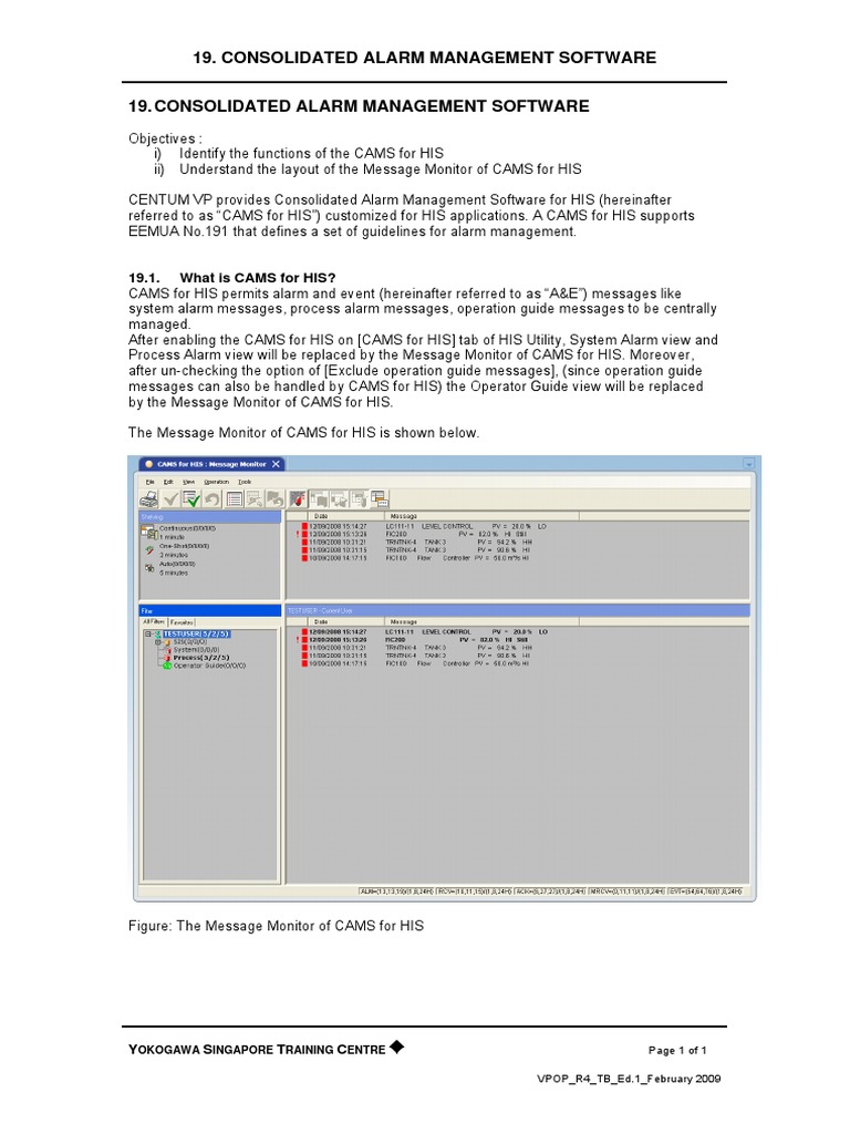Consolidated Alarm Management Software - TB | PDF | Icon (Computing) | Dialog Box