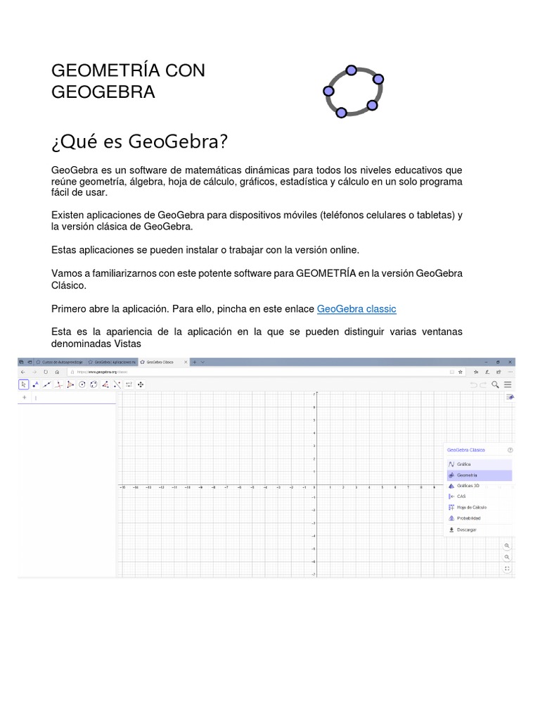 Herramientas GeoGebra | PDF