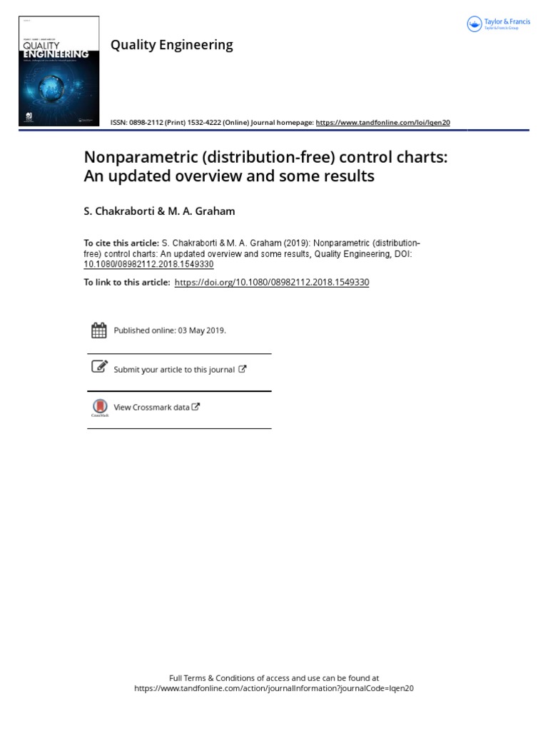 Control Charts - An Updated Overview and Some Results (2019) | Download ...