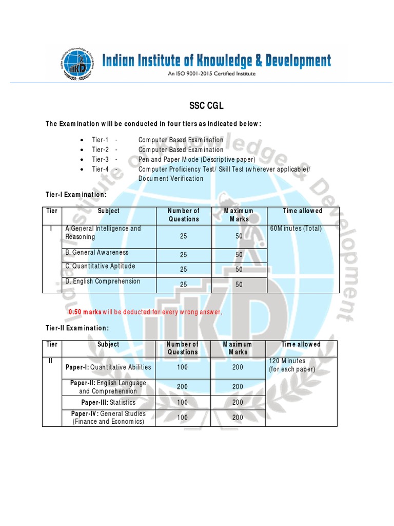 Ssc Exam Pdf Test Assessment Tests