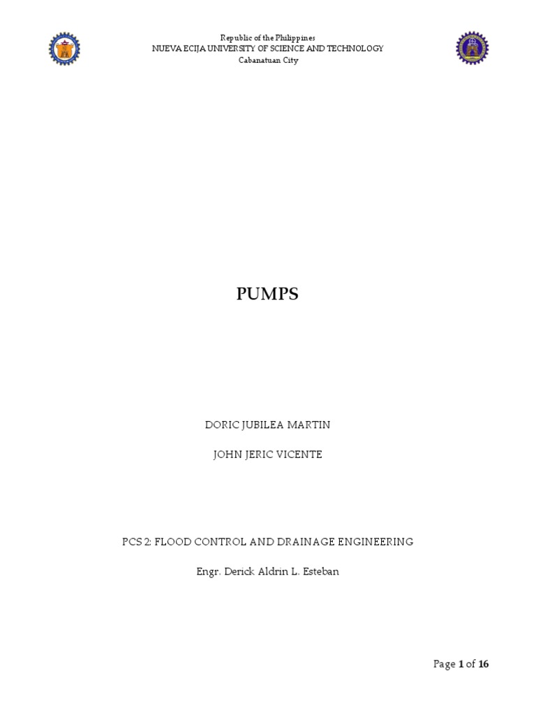 PUMPS | PDF | Pump | Piston
