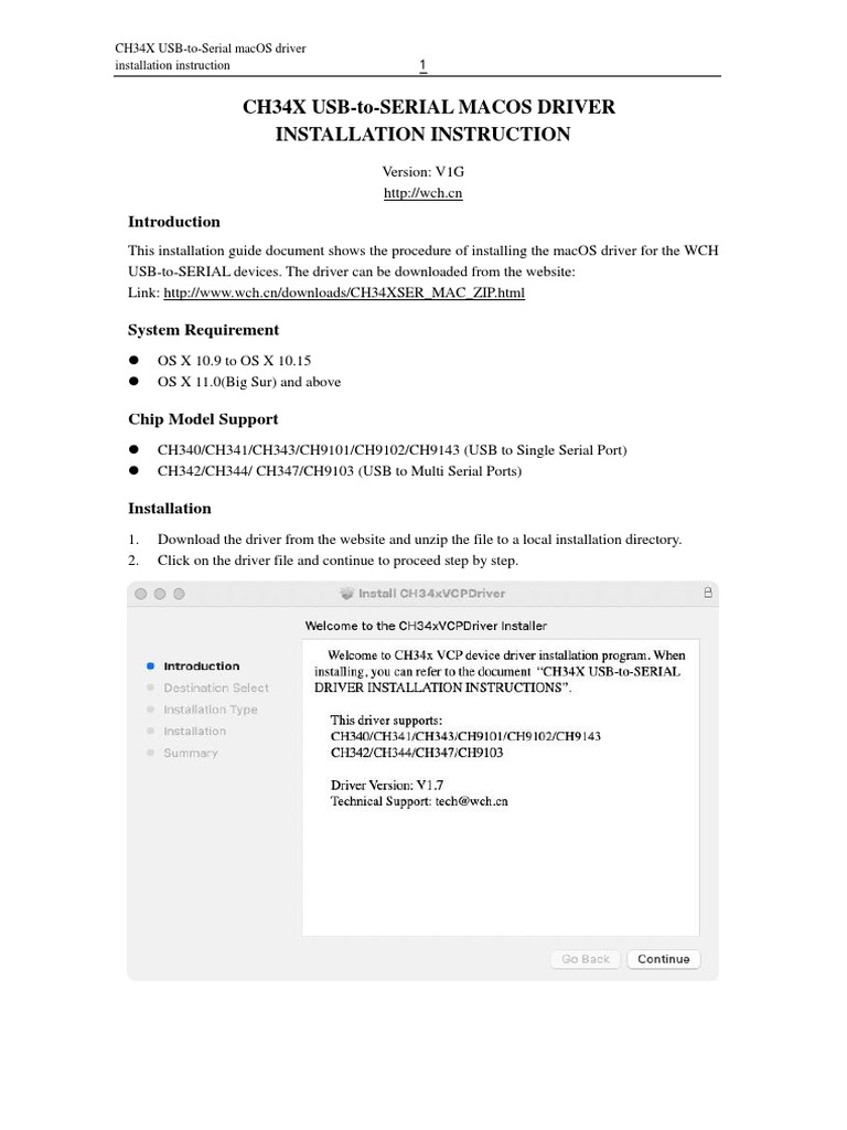 CH34X DRV Install Instructions | PDF | Installation (Computer Programs ...