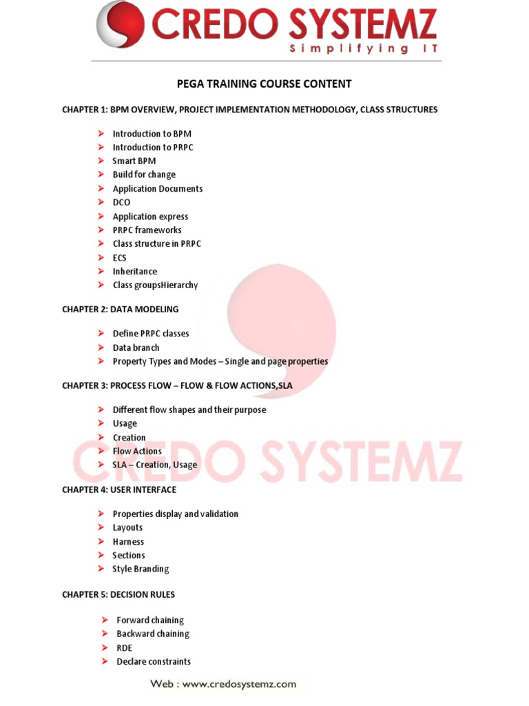 Pega Training for System Architects | PDF | Databases | Class (Computer Programming)