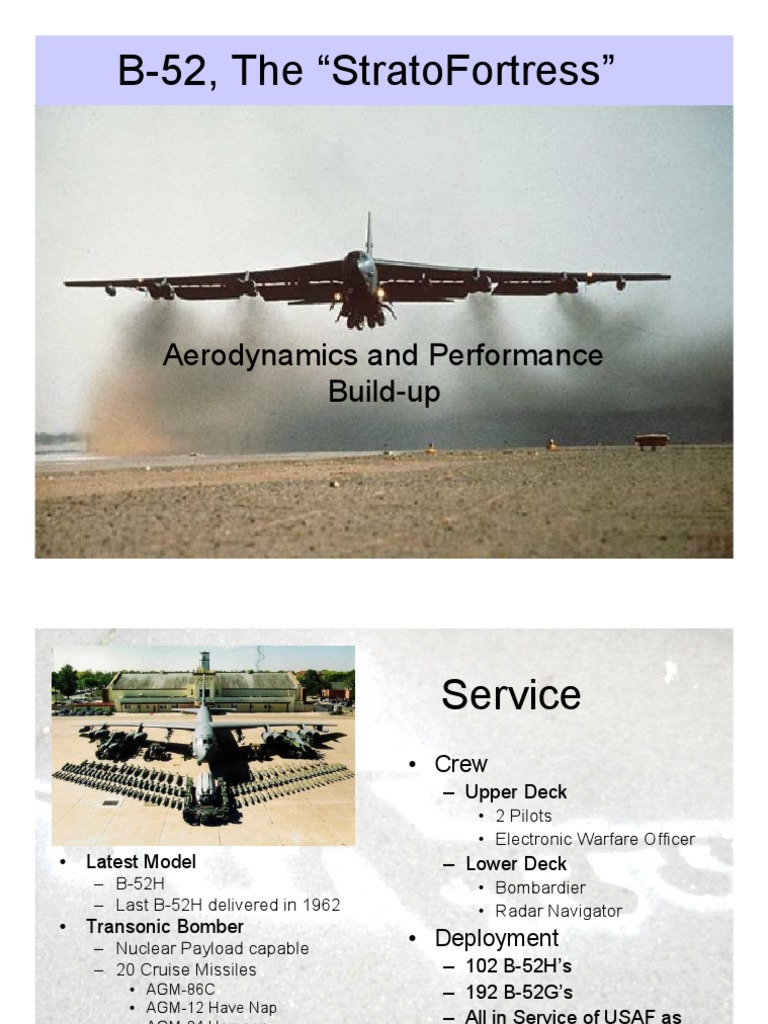 B-52H Bomber Specs & Features | PDF | Boeing B 52 Stratofortress ...