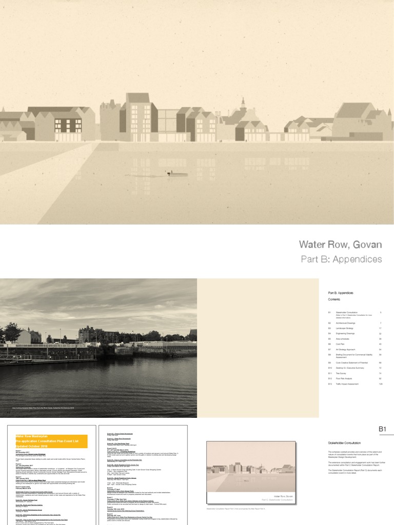 Part B Water Row Appendices Full Spreads Final | PDF | Design | Engineering