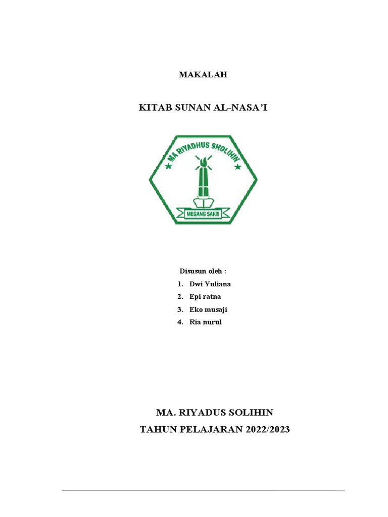 Karya Monumental Sunan al-Nasa’i | PDF | Agama & Spiritualitas