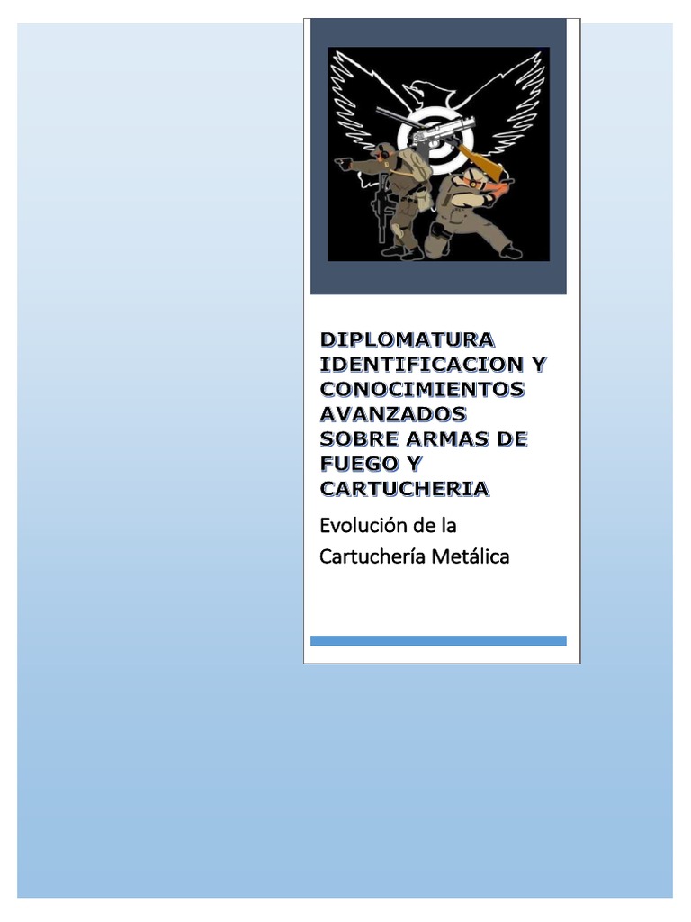 Cartilla 5 Evolución de La Cartucheria Metalica | PDF | Cartucho (armas ...