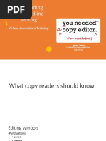 Copy Editing and Proofreading Symbols: Symbol Meaning Example | PDF ...