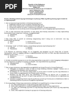 Araling Panlipunan 10 - Exam | PDF