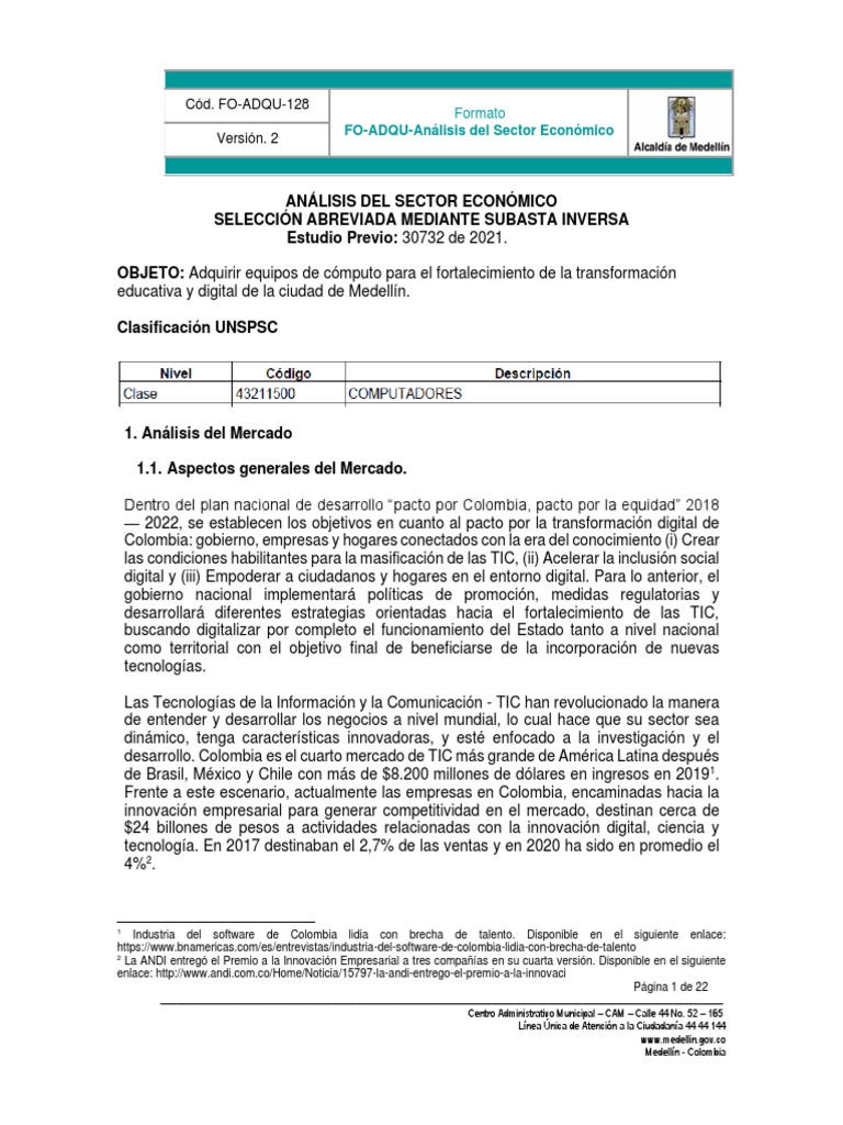 Analisis Sector | PDF | Residuos | Colombia