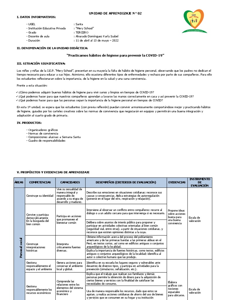 1ra UNIDAD 3er GRADO | Descargar gratis PDF | Dios | Fe