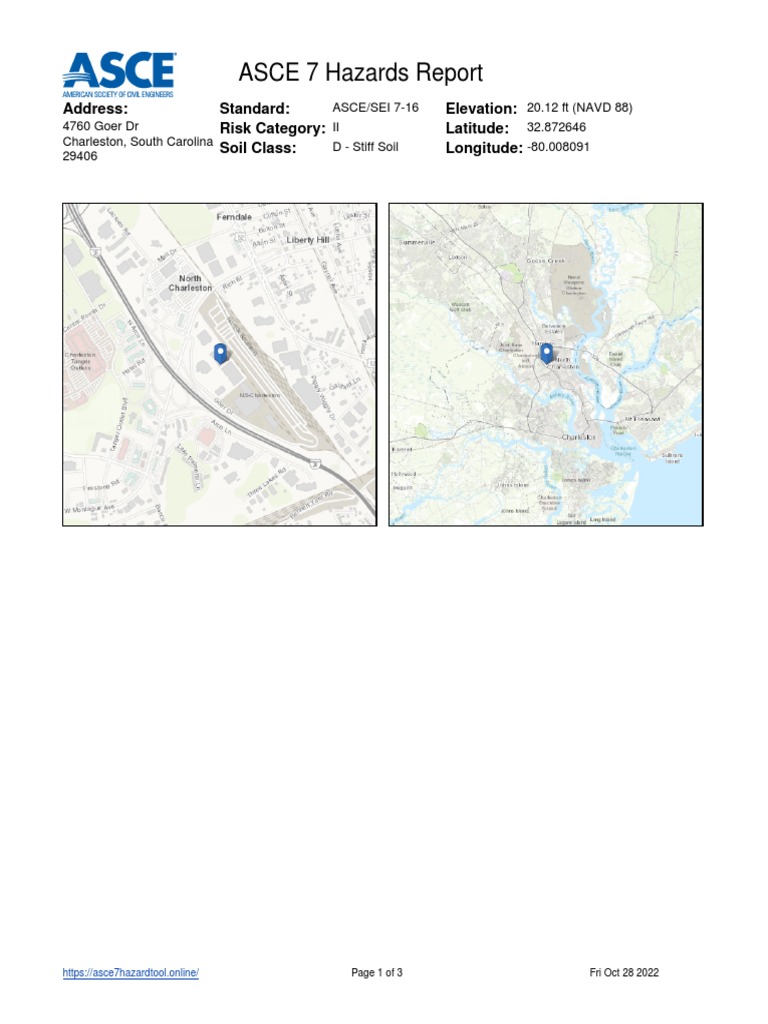 ASCE 7 Hazard Report Summary | PDF