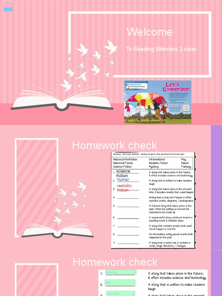 Grade 2 Reading Wonders Homework Guide | PDF