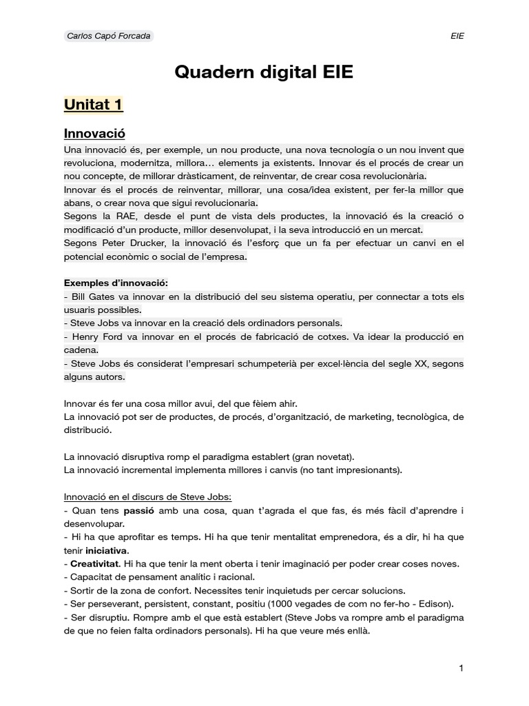 Quadern Digital EIE | PDF