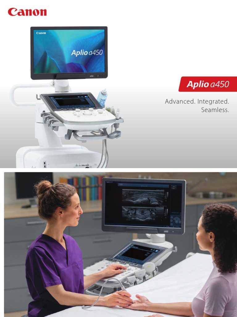 Canon UL Aplio A-450 | PDF | Medical Ultrasound | Medical Imaging