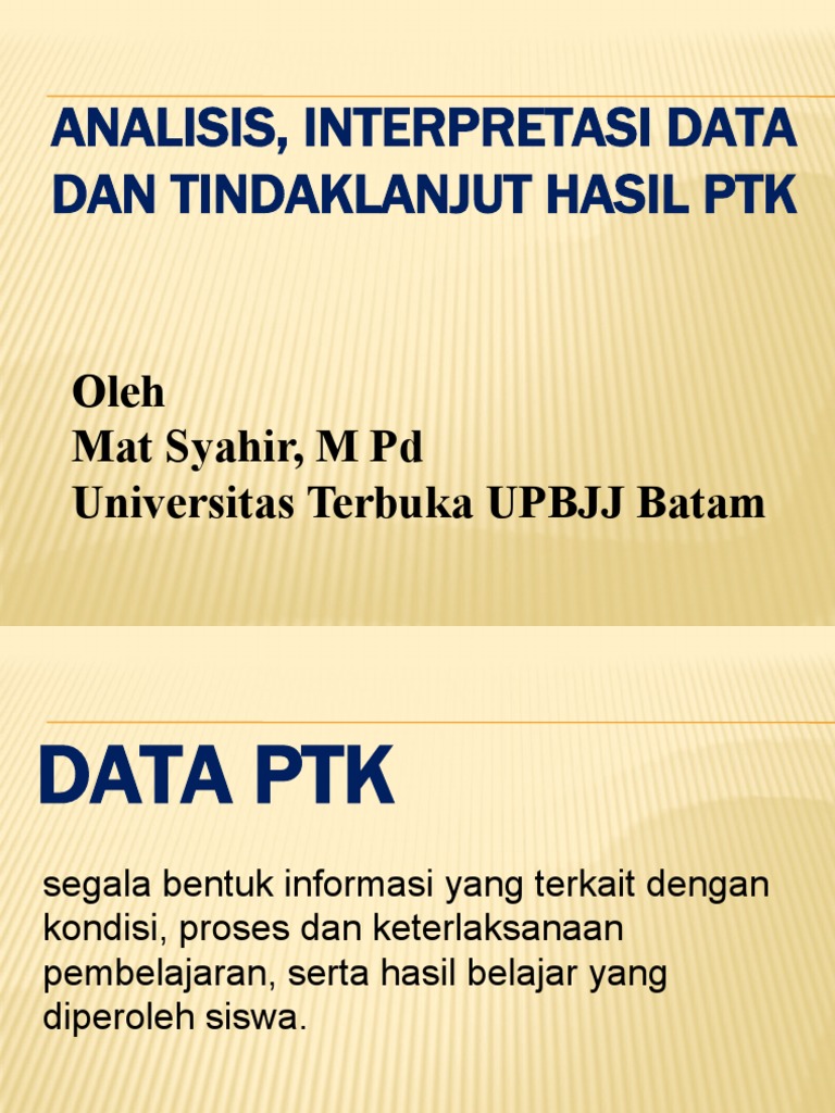 Analisis Penyajian Dan Interpretasi Data, OK | PDF