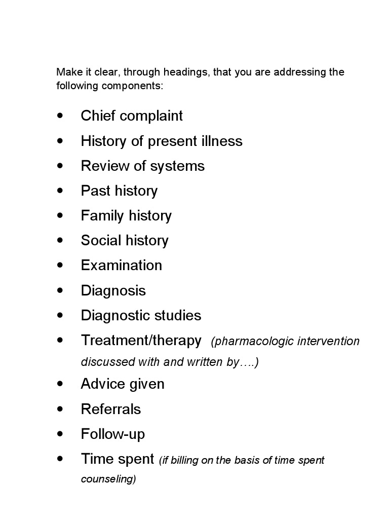 Comprehensive Patient Encounter Report | PDF