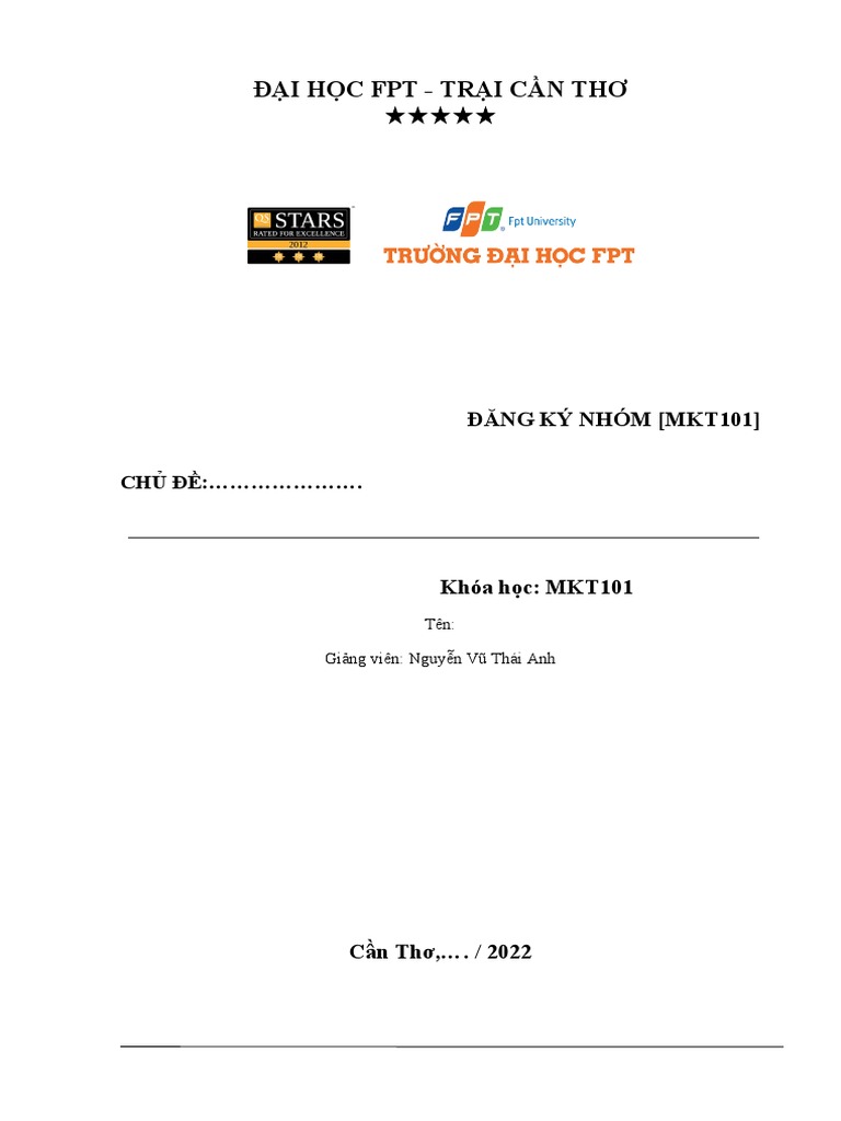 FA22 MKT101 GA Guideline | PDF