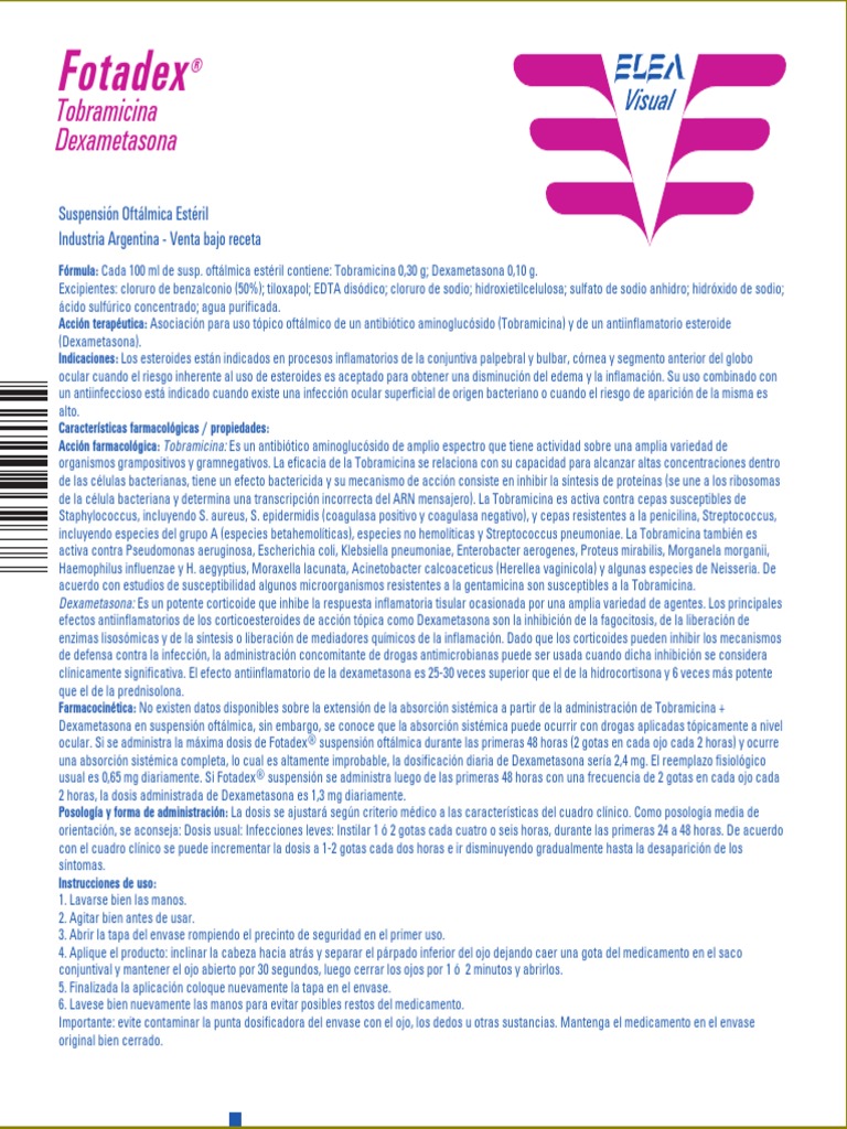 Fotadex 1 | PDF | Corticosteroides | Penicilina