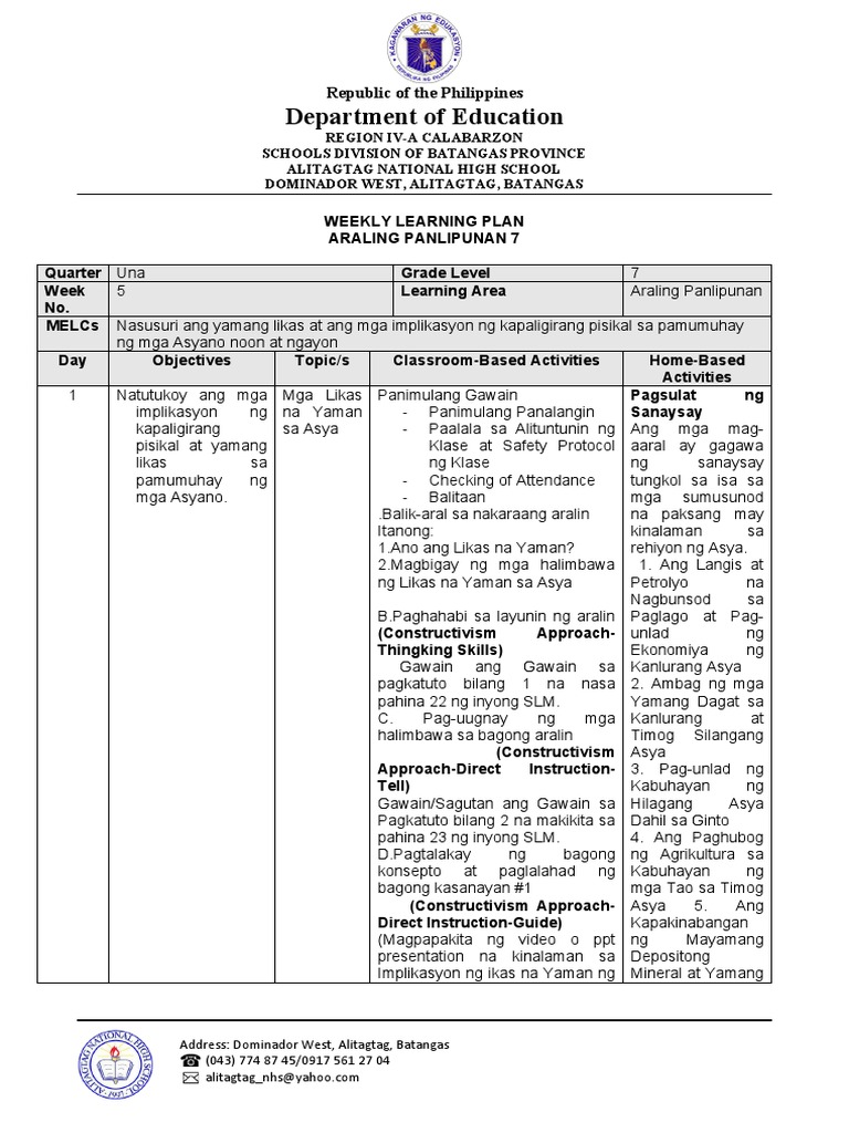 AP 7-WLP-W5-Q1 Final | PDF