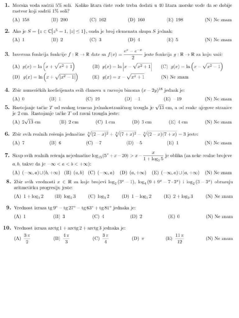 Etf Probni | PDF