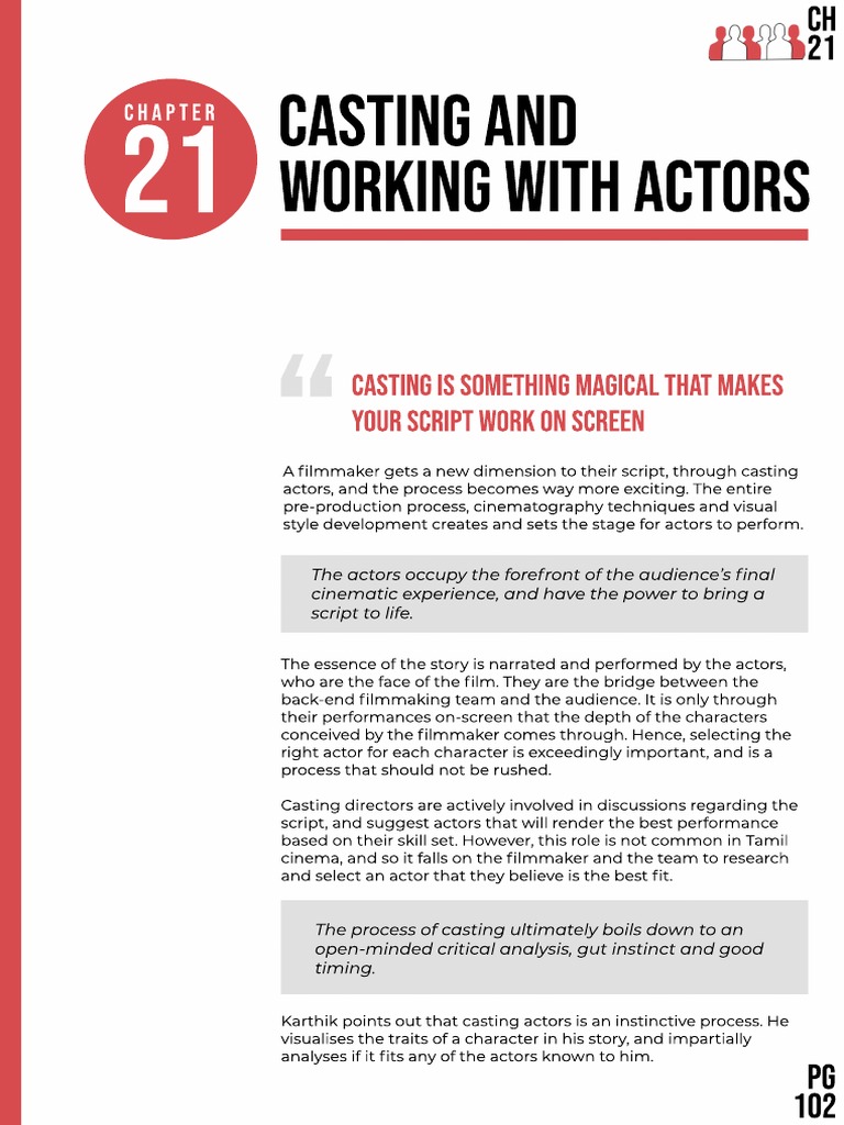 Working With Actors | PDF