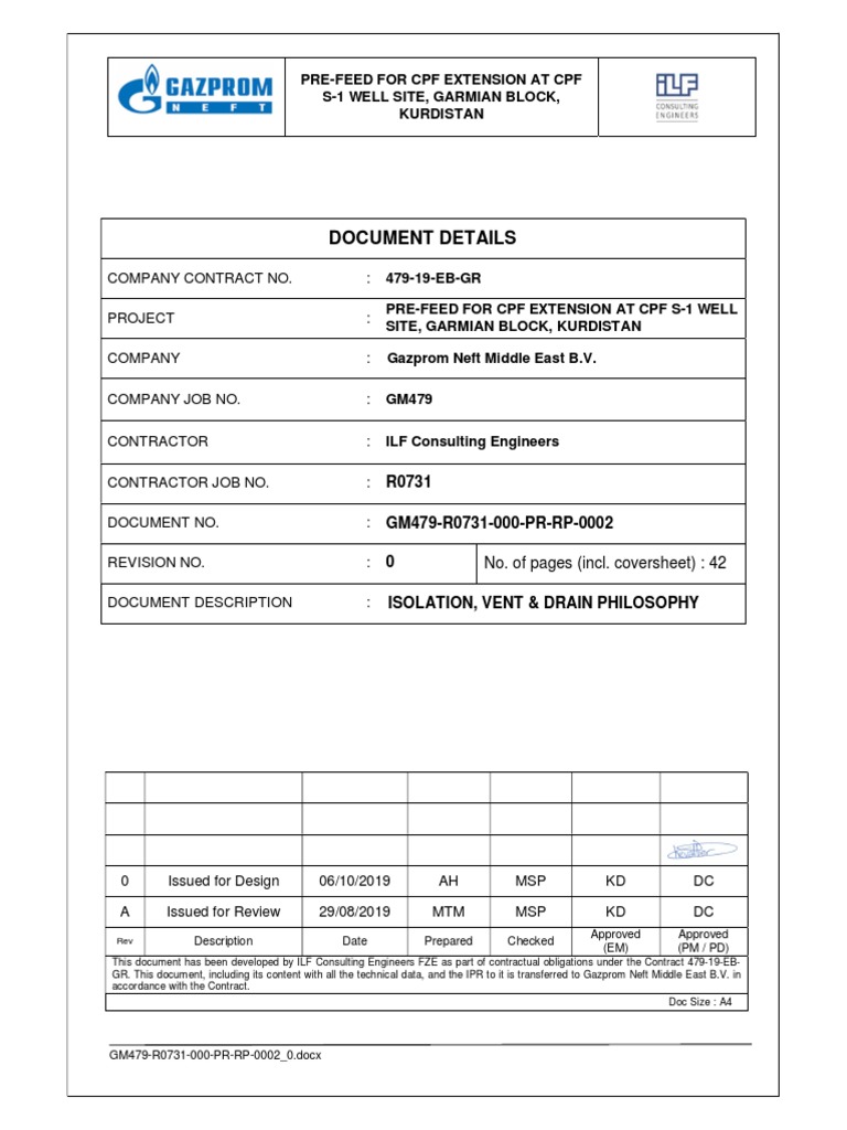 CPF Extension Isolation Philosophy | PDF | Valve | Pump