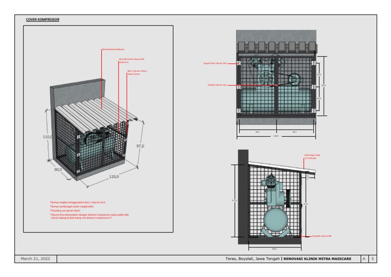 Gambar Rumah Kompresor | PDF