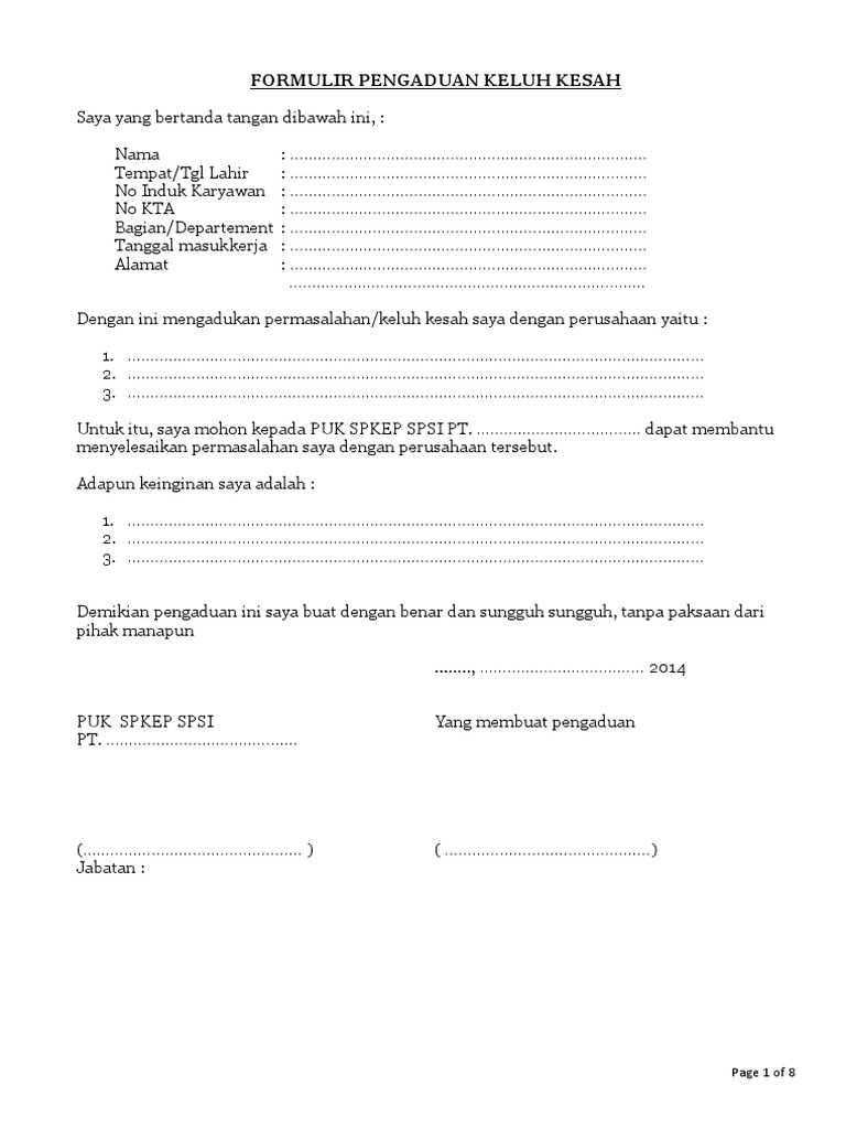 Contoh-Contoh Surat Advokasi 16-4-14 | PDF