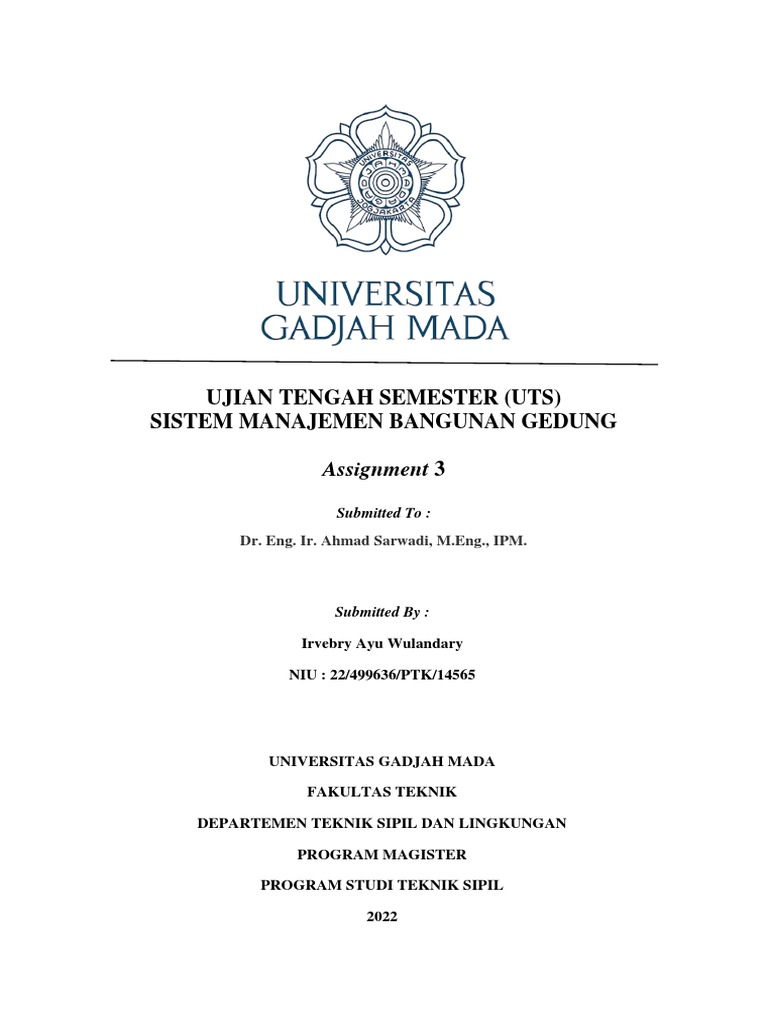 Irvebry Ayu W - Tugas 3 - Maintenance UTS | PDF | Vault (Architecture ...