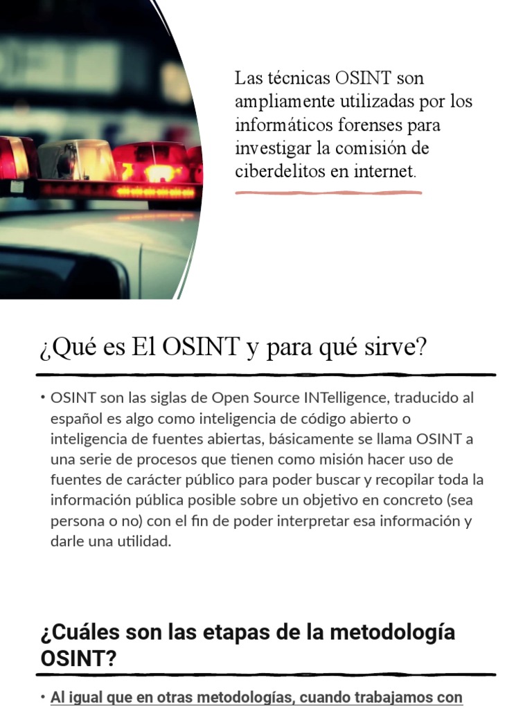 OSINT | PDF | Información | Inteligencia