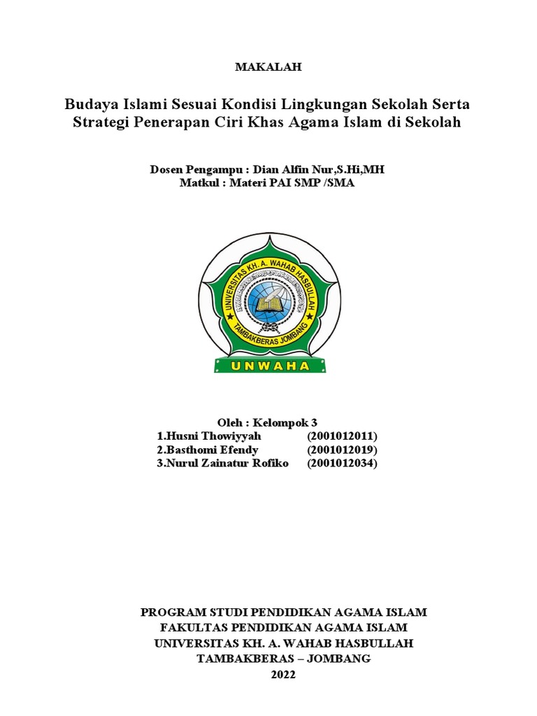 Kel.3 - Materi PAI SMPSMA | PDF