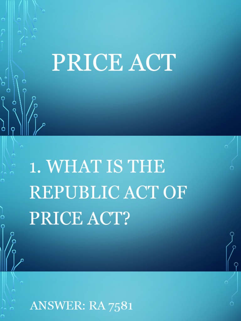 Price Act Q & A | PDF | Foods | Food And Drug Administration