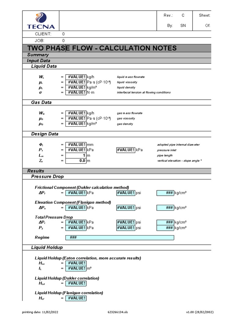 Pressure Drop (Two Phases) | PDF | Viscosity | Pressure