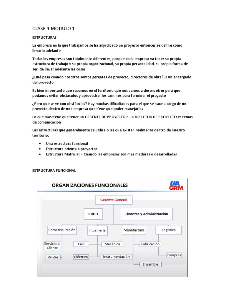 Clase 4 Y 5 Modulo 1 Pdf Planificación Business