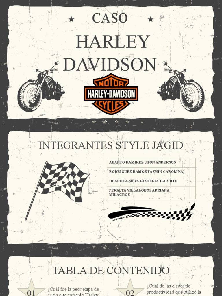 Caso Harley Davidson | PDF | Harley Davidson | Lean Manufacturing