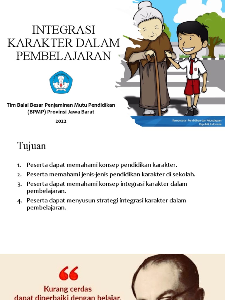 Integrasi Karakter Dalam Pembelajaran | PDF | Ilmu Sosial