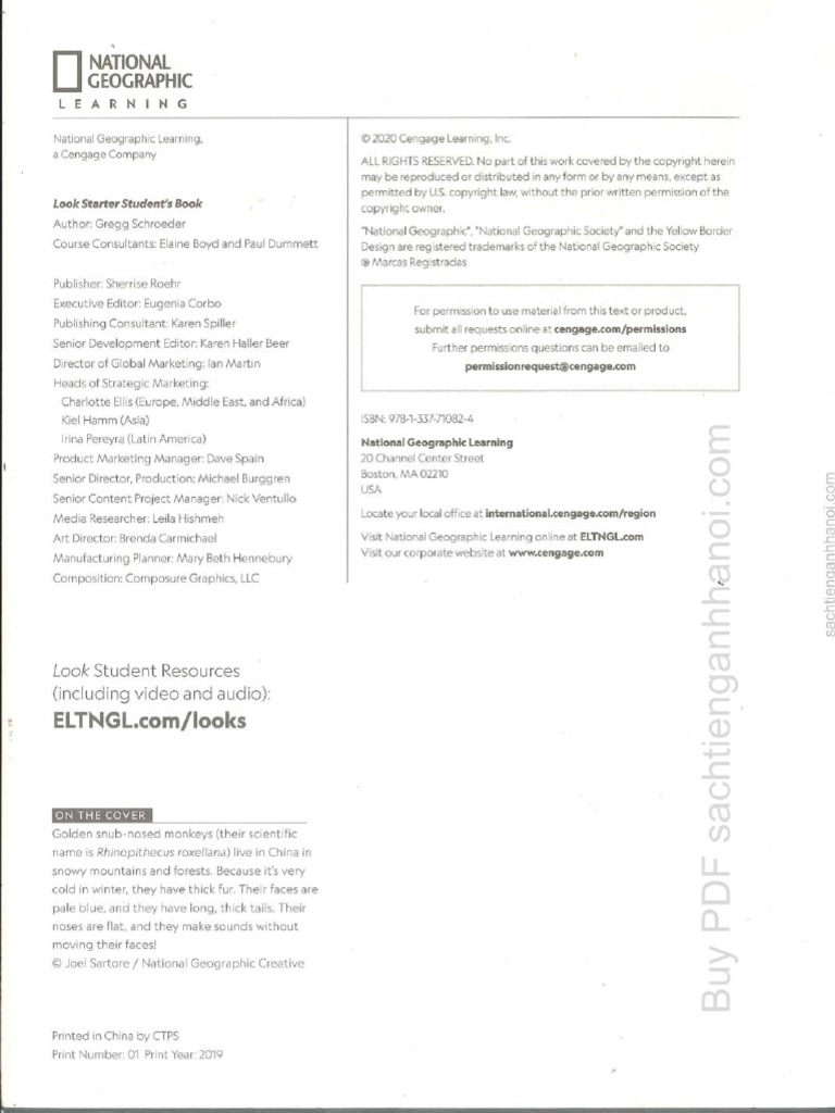 Look Starter Student Book (Look, American English) | PDF