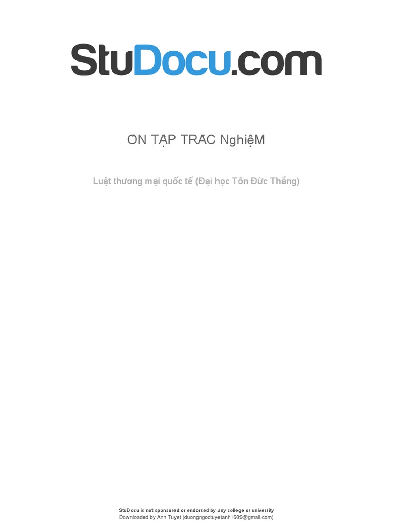 TRẮC NGHIỆM LTM | PDF