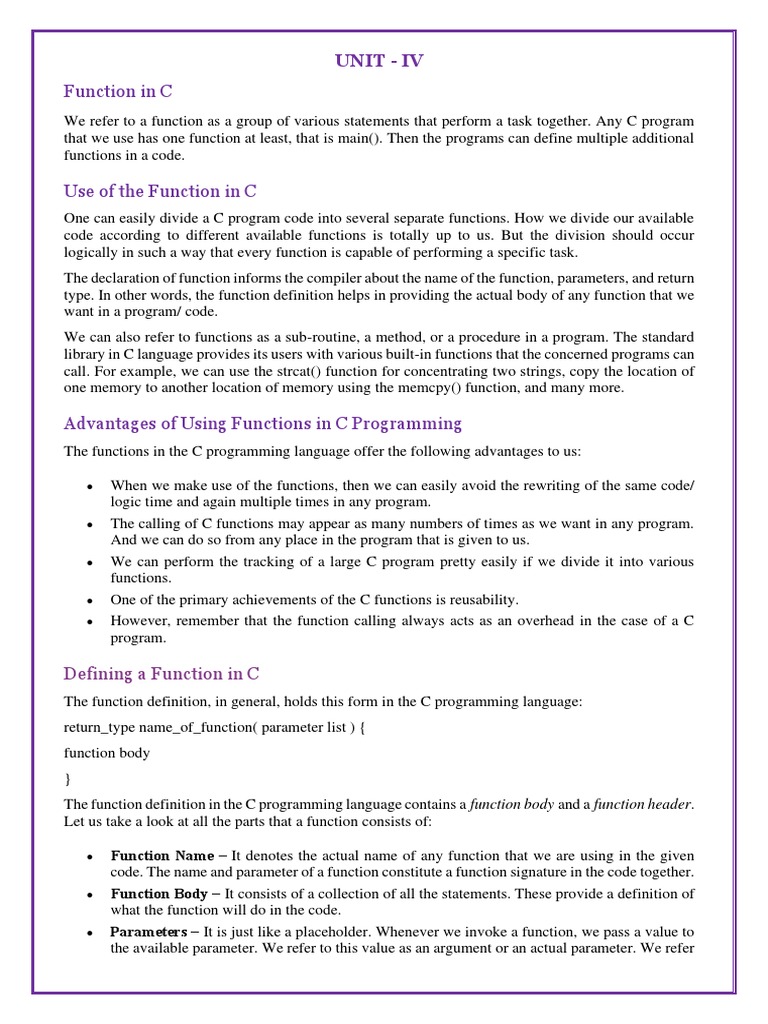 C Programming | Download Free PDF | Pointer (Computer Programming ... C Programming | Download Free PDF | Pointer (Computer Programming ...