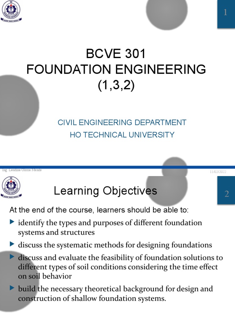 Foundation Engineering Slides | PDF | Building Engineering | Materials