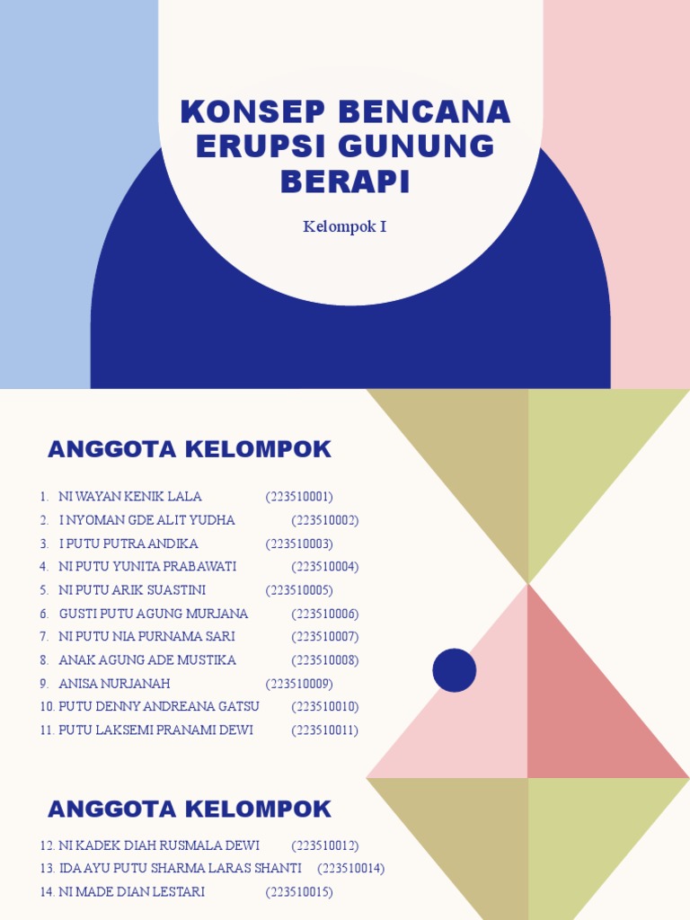 Konsep Bencana Erupsi Gunung Berapi | PDF