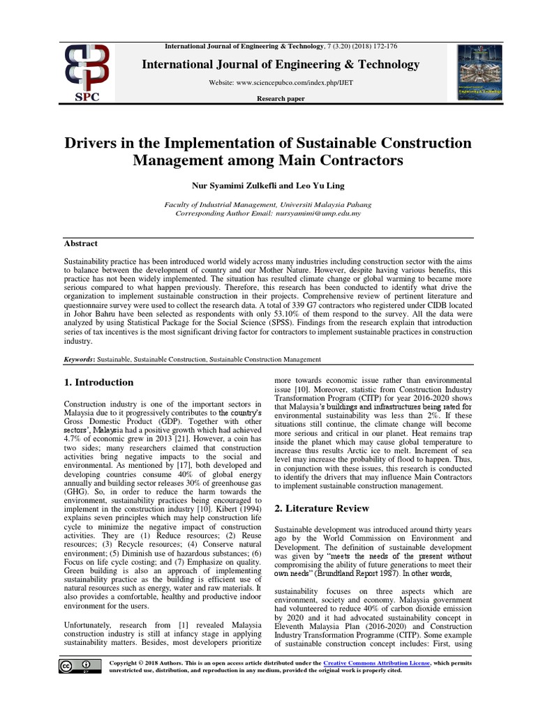 Ijet 19085 | PDF | Sustainability | Green Building