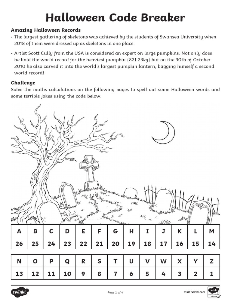 t2 M 17090 Ks2 Halloween Code Breaker Activity Sheets English Ver 1 ...